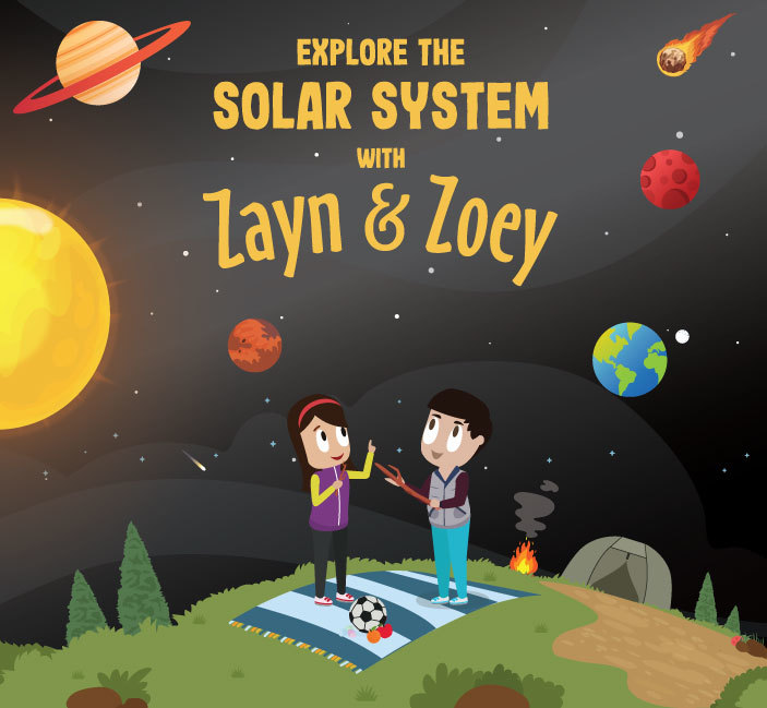 Read Kids Book ‘Explore The Solar System With Zayn & Zoey' Online ...
